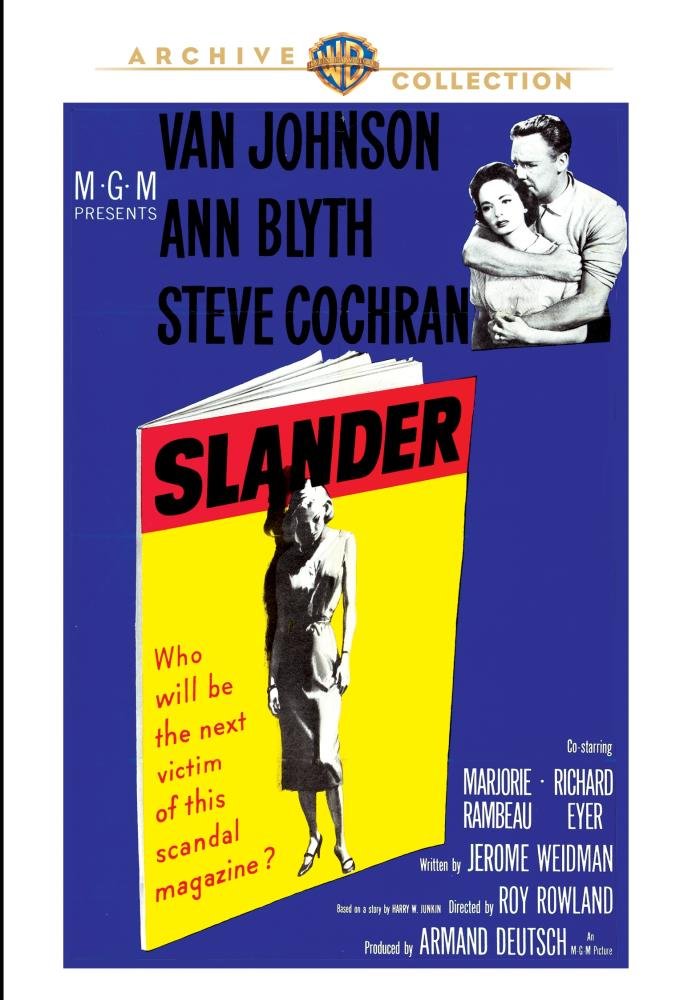 Amazon.com: Slander (1957): Van Johnson, Ann Blyth, Steve Cochran ...