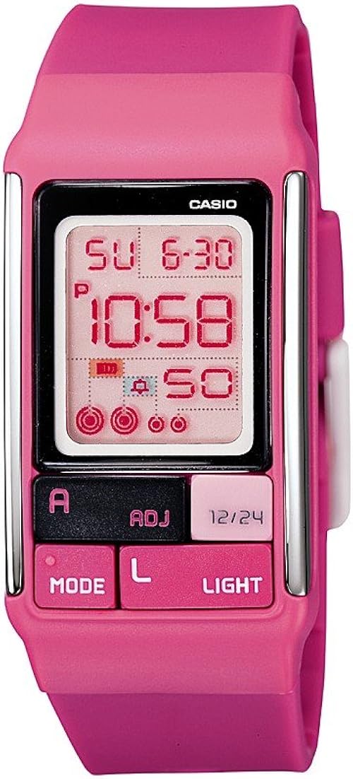 Casio Damen-Armbanduhr Digital Kunststoff pink LDF-52-4AEF: Amazon.de ...
