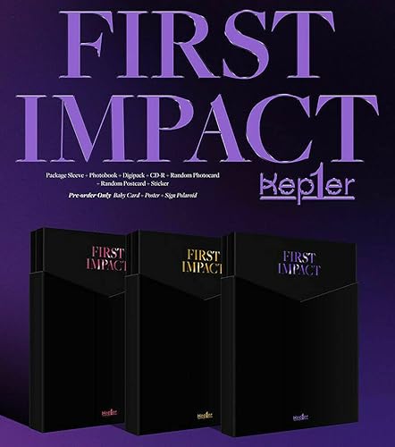 KEP1ER(GIRLS PLANET 999) [ FIRST IMPACT ] 1st Mini Album. ( 3 Ver SET ...
