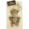 Amazon.com: Disney Pewter Key Ring - Mad Hatter Face : Clothing, Shoes ...
