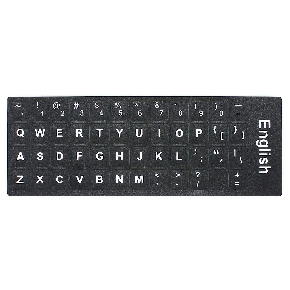 Buy Mosiso 2PCS Pack Universal English Keyboard Stickers, Replacement ...