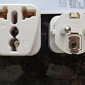 Amazon.com: Schuko, Germany France Travel Power Adapter by Ceptics ...