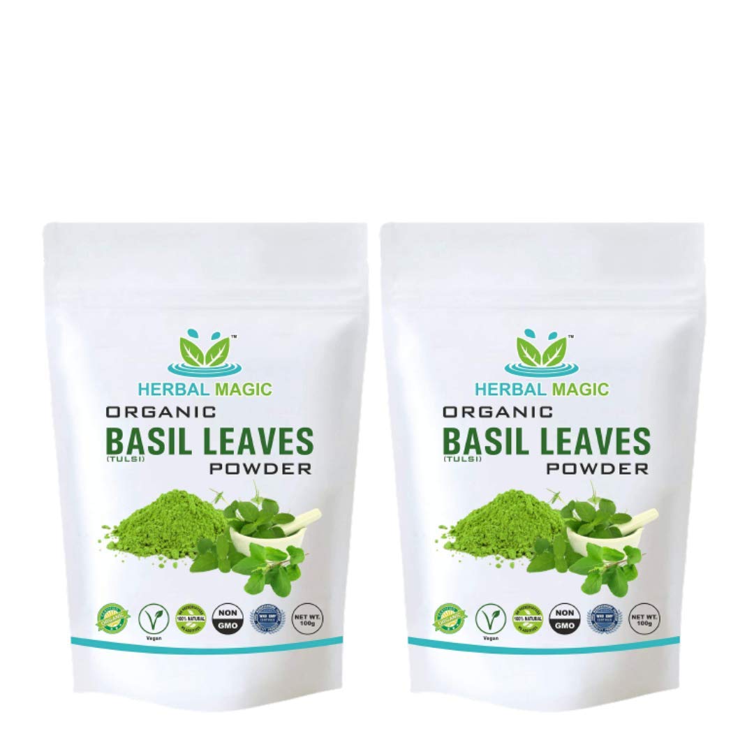 Buy 100g Holy Basil Leaf / Leaves Powder (Tulsi Powder) Boosts Energy ...