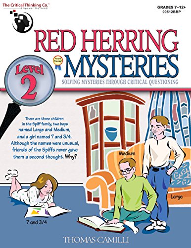 Red Herring Mysteries Level 2 Workbook - Solving Mysteries through ...