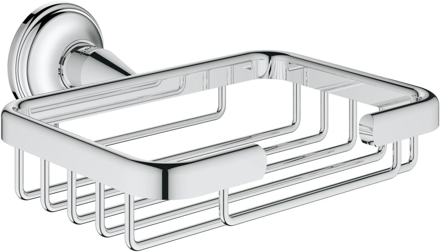 Grohe, 40659000, Essentials 40659 Shelf Soap Dish Chrome: Amazon.co.uk ...