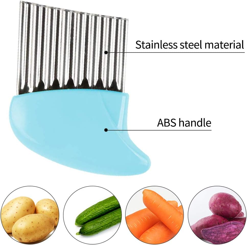 Cyleibe Potato Chipper Chip Cutter, Potato Chipper Crinkle, Manual ...