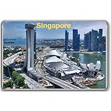Amazon.com: 3D Glow-in-The-Dark Singapore Map Fridge Magnet Tourist ...