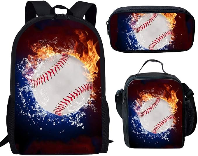 Showudesigns Baseball Backpack For Boys 3Rd 4Th 5Th 6Th 7Th Grade