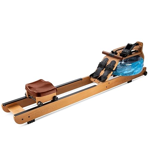 TOPIOM Water Rower Rowing Machine with TM-3 Performance Monitor, Walnut ...