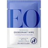 Amazon.com : EO Natural Deodorant Wipes, 6 Wipes (Pack of 12), French ...