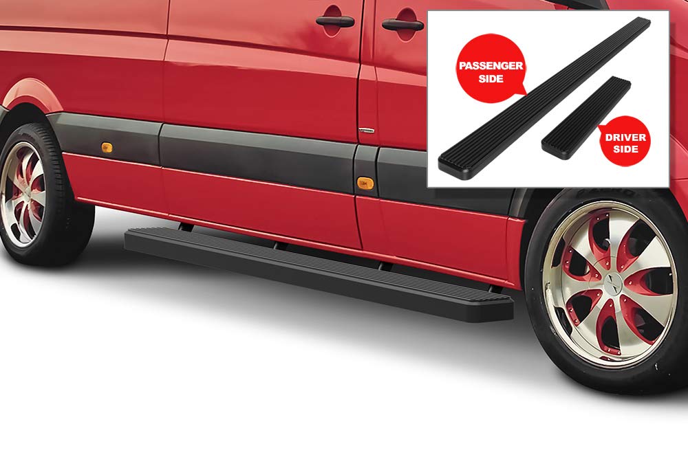 Buy APS iBoard Third Generation 6-Inch Black Aluminum Running Boards ...