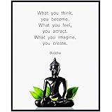 Amazon.com: Buddha Quotes Wall Decors 2 Pieces Inspirational Quote Wall ...