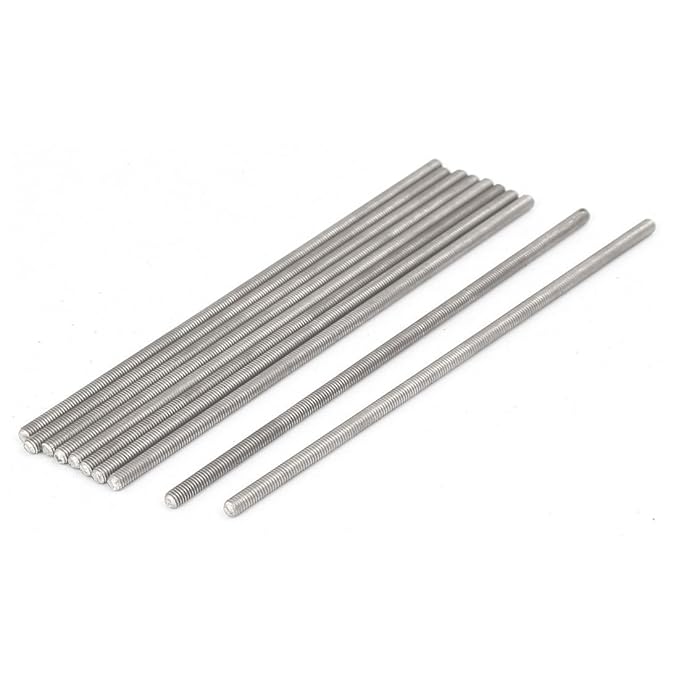 Amazon.in: Buy Generic M3 x 100mm 0.5mm Pitch 304 Stainless Steel Fully ...