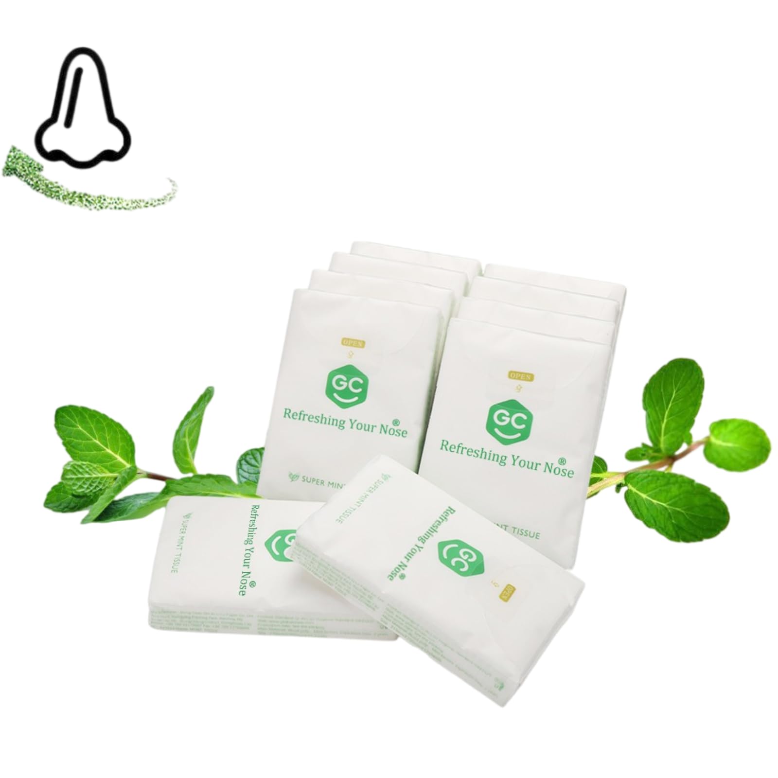 Refreshing Your Nose On-the-Go Facial Tissues with Menthol Lotion, 4 ...