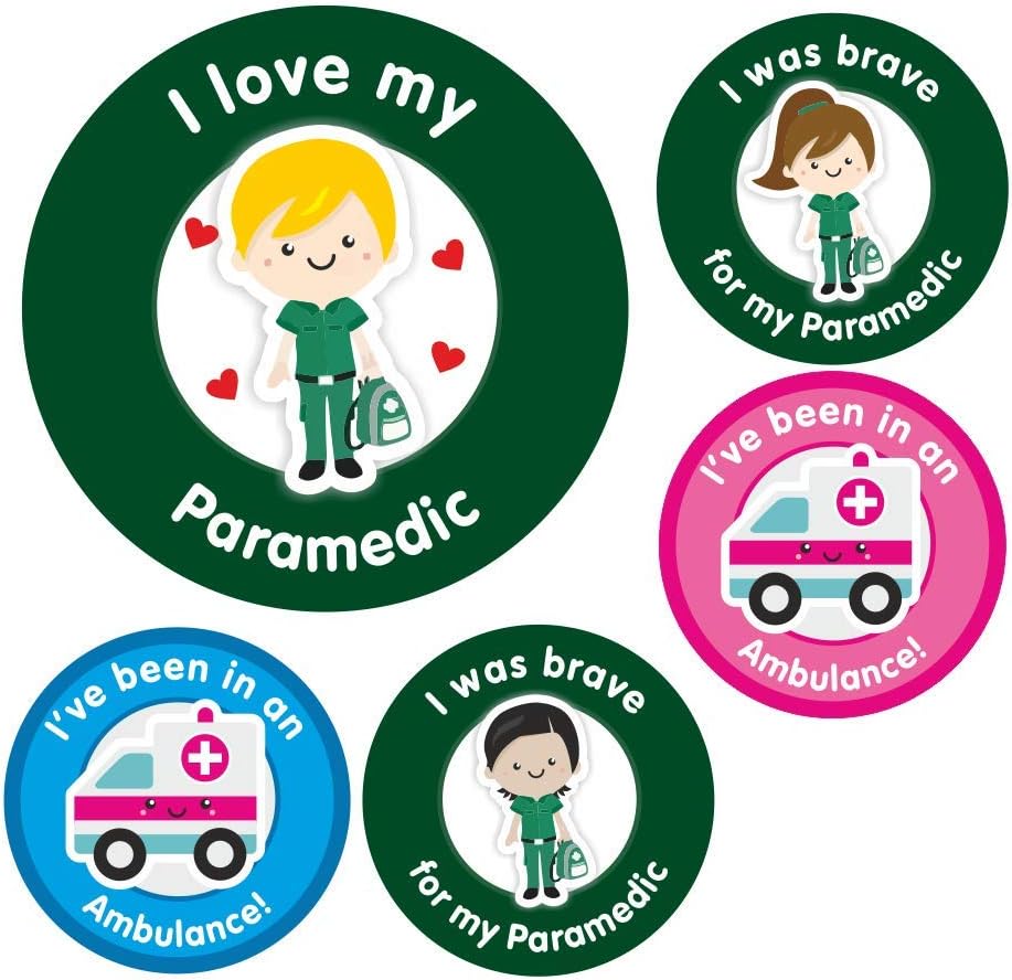 School Stickers Paramedic Bravery Stickers – BigaMart