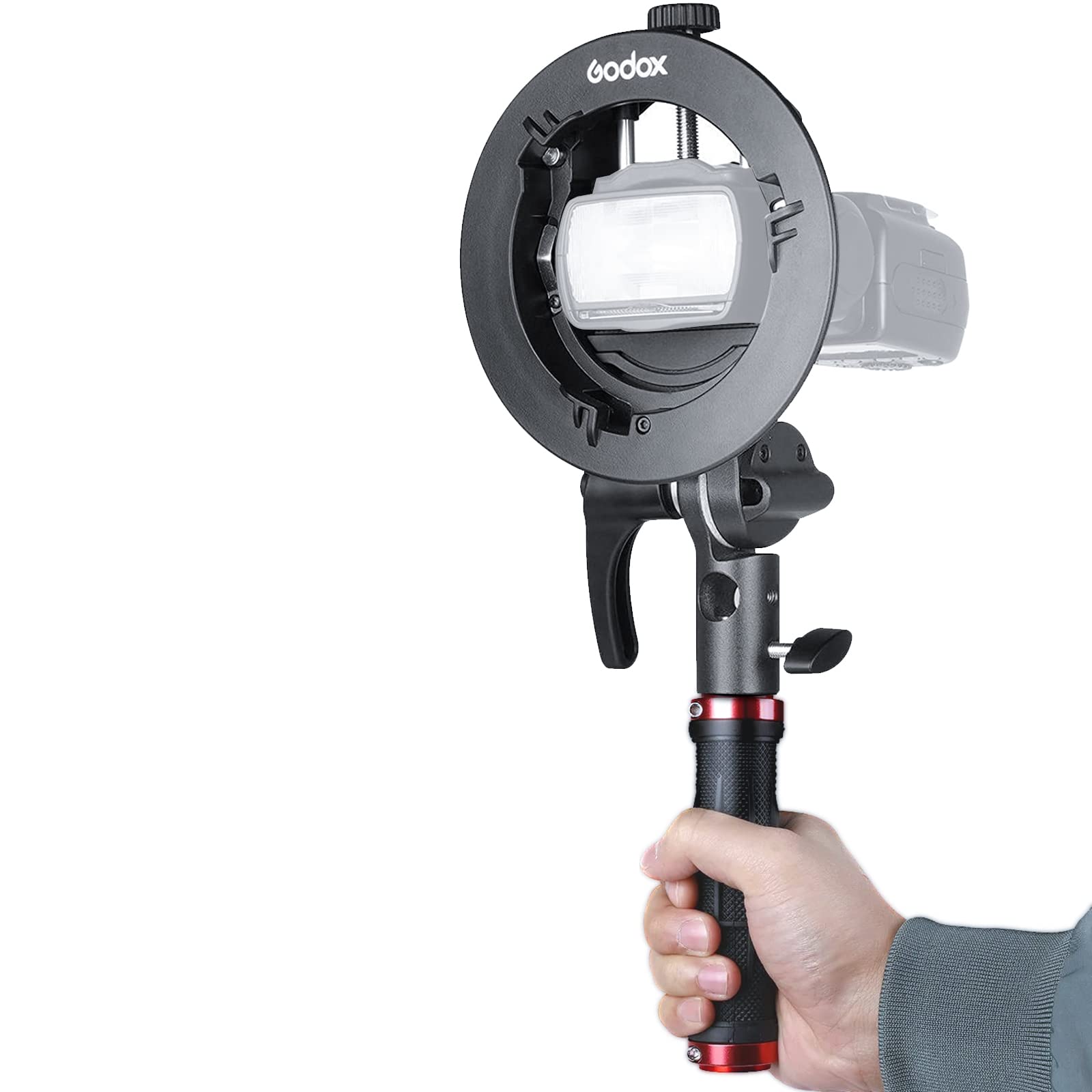 Godox S2 S-Type Speedlite Bracket Bowens Mount with 1/4 Screw Holder ...