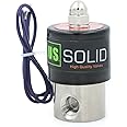 Amazon.com: U.S. Solid 1/4" Stainless Steel Electric Solenoid Valve 12VDC Normally Closed VITON ...
