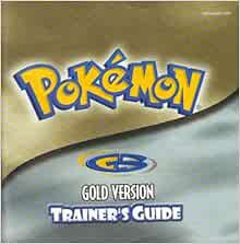 Pokemon Trainer's Guide Gold Version GBC Instruction Booklet (Nintendo ...