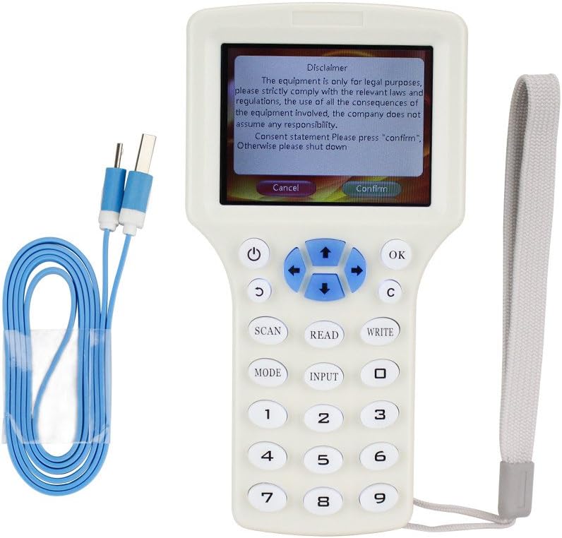 LIBO 10 Frequency NFC Copier Reader Writer RFID Door Phone Key ...