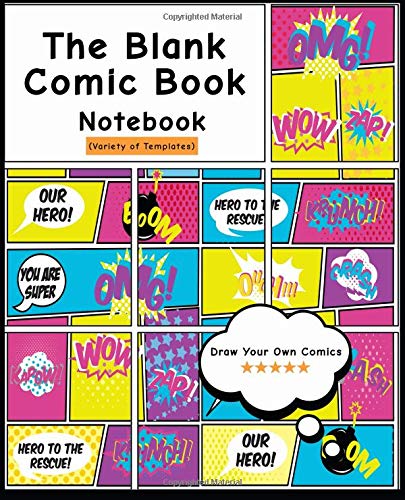 Anime Manga Comic Notebook: Anime Design 4, Create Your Own Anime Manga ...