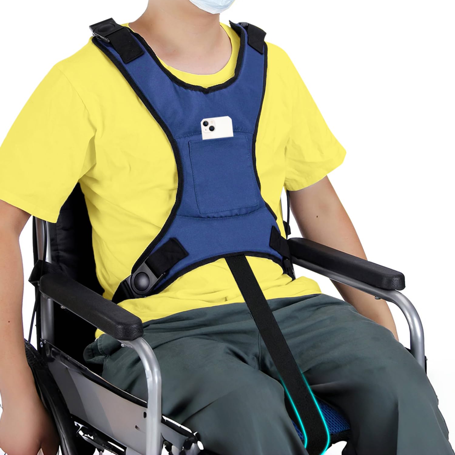 AOSSA Wheelchair Seat Belt, Safety Restraints for Elderly, Wheelchair ...