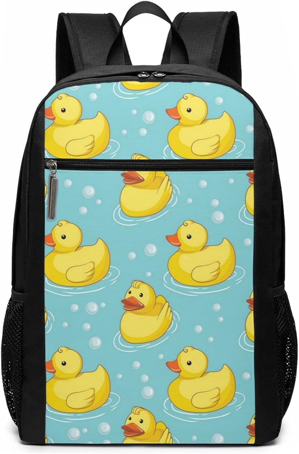 Rubber Duck Cute Aqua Yellow Duckies2 School Backpack Lightweight ...
