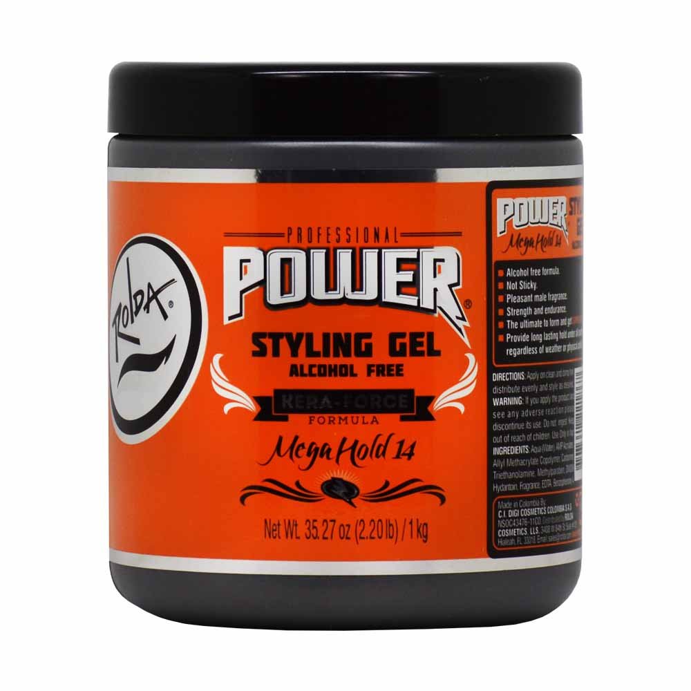 Amazon.com: Rolda Styling Gel Ultra Strong Hold Alcohol Free Black 2 ...