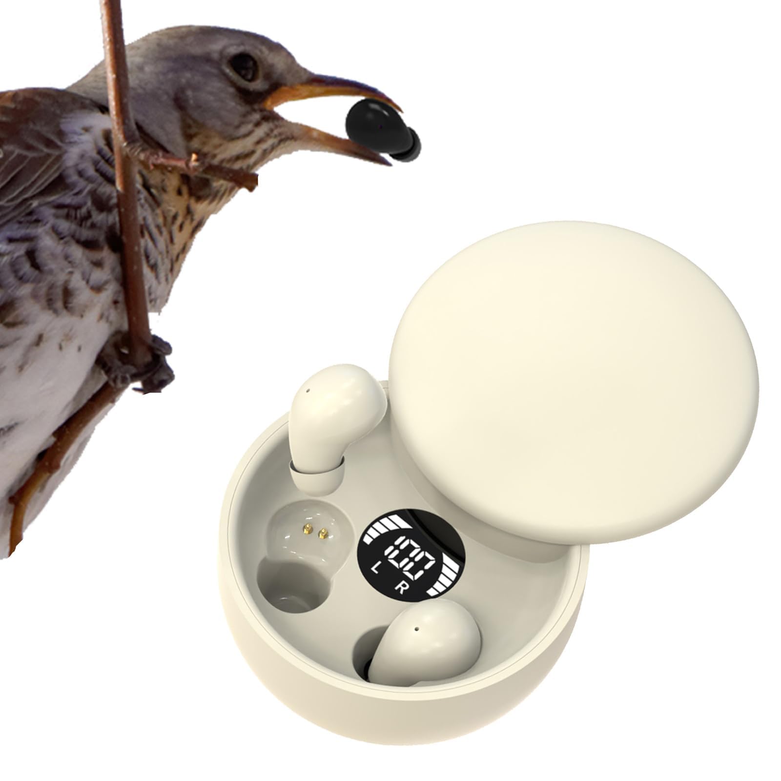 Xmenha Mini Invisible Earbuds Wireless Bluetooth Low Profile Micro Tiny ...