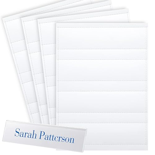 Perforated Paper Nameplate Inserts Printable Graduation Name Plate ...