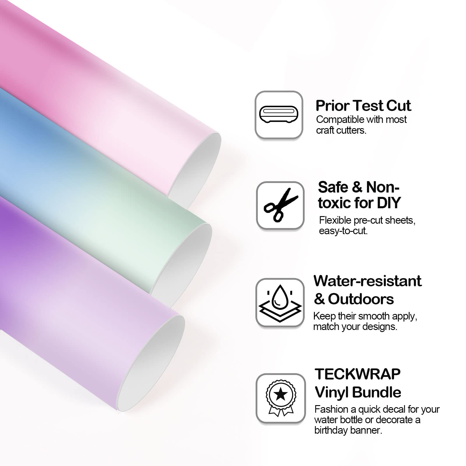 Mua TECKWRAP UV Color Changing Vinyl Sunlight Sensitive Matte Adhesive ...