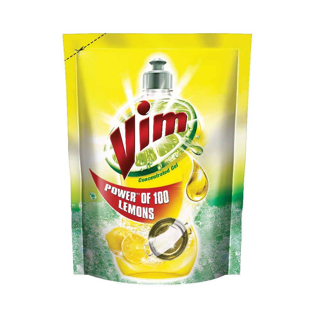 Vim Liquid Yellow Pouch - 225 ml: Amazon.in: Health & Personal Care