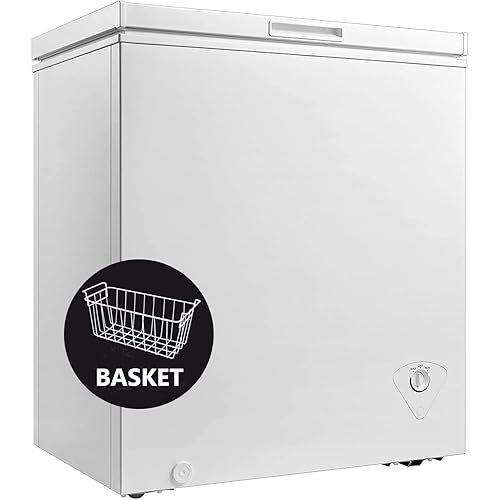 Smad Deep Chest Freezer 5 Cu.ft Low Noise Top Open Freezer with ...