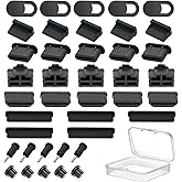 Amazon.com: USB Cover Port Plug Caps - 30Pcs 6 Type Silicone Anti Dust ...