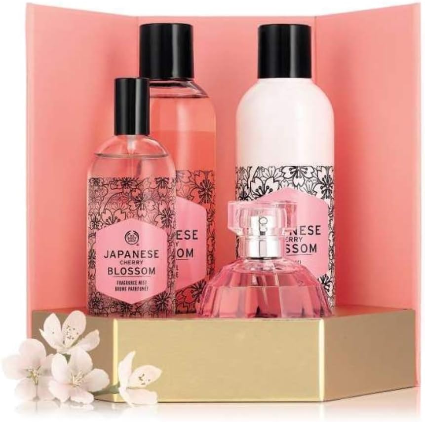 The Body Shop Japanese Cherry Blossom Fragrance Mist Body Spray 100 ml ...