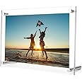 Amazon.com - 8.5 x 11 Floating Acrylic Picture Frame Clear Free ...