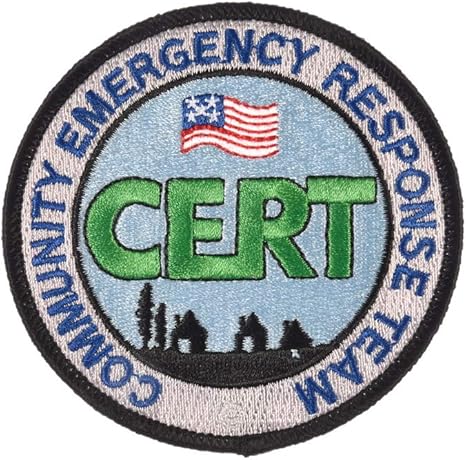 CERT Badge Patch Community Emergency Response Team FEMA United States ...