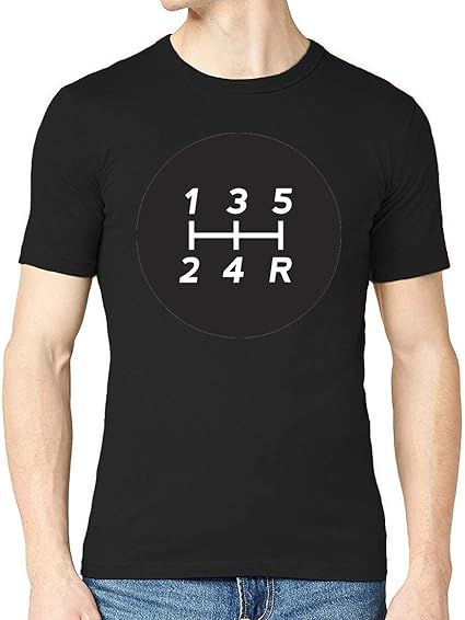 Manual Transmission 5 Speed Gearbox Stick Shift Men's Crew Neck T-Shirt ...