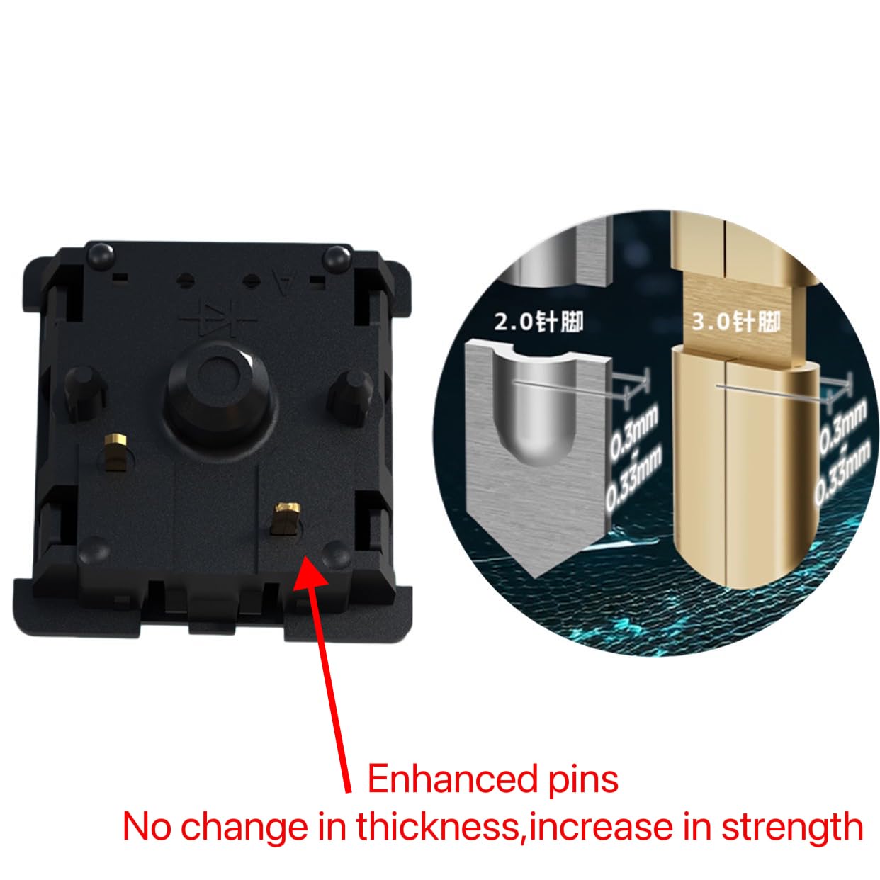 Mua GATERON Oil King V2 Pre-lubed Keyboard Switches, 5-Pin 55gf Black ...