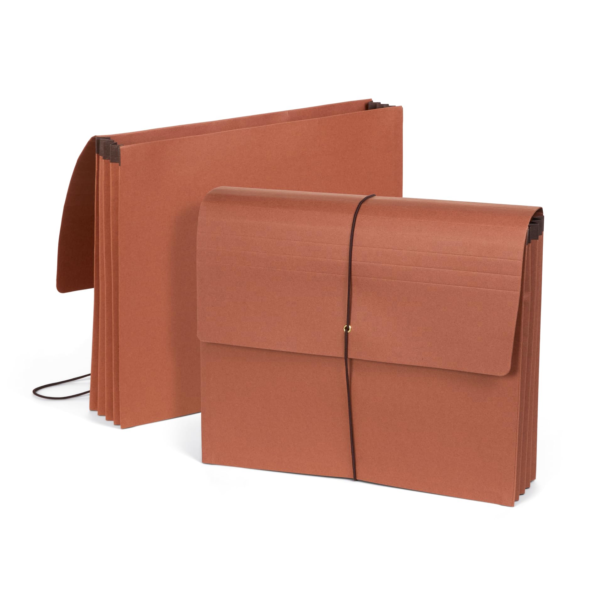 Blue Summit Accordion File Wallet with Flap and Cord Closure, Letter ...