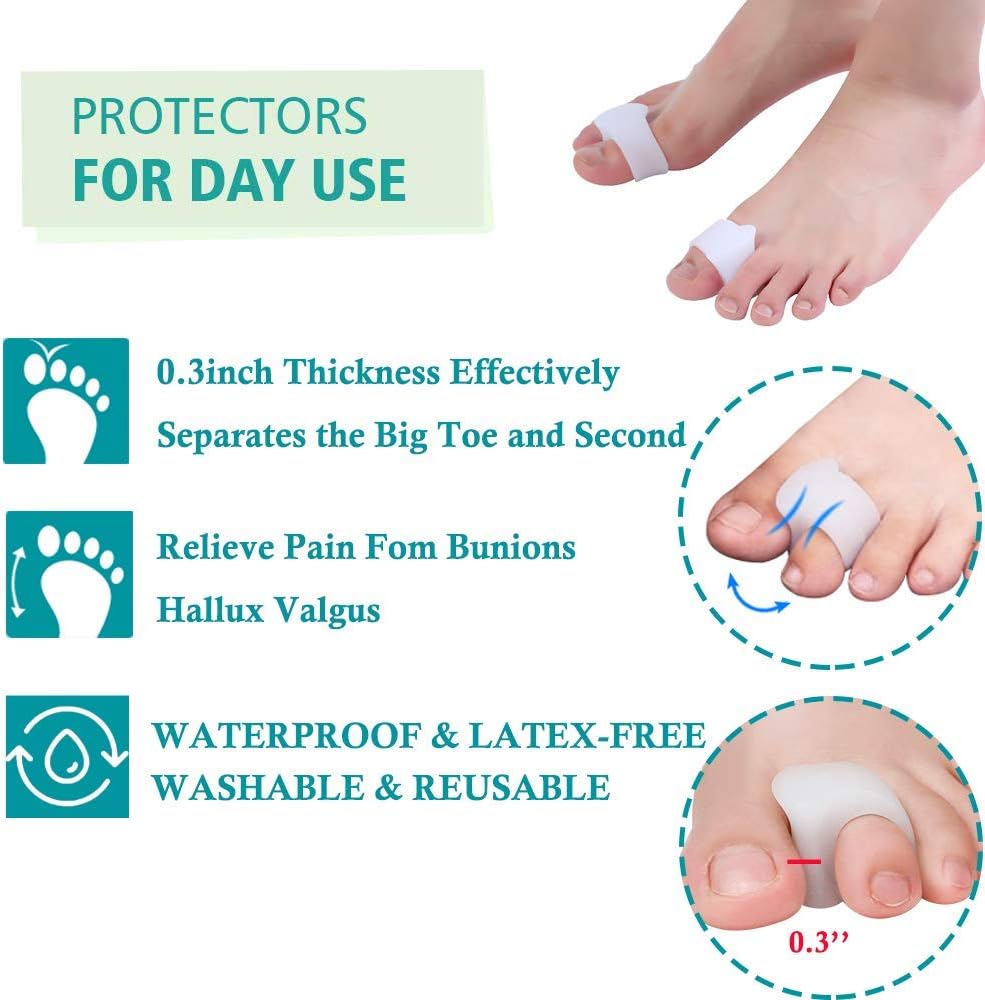 Bunion Correctors Toe Straightener, Big Toe Spacers, (10 PCS) New ...