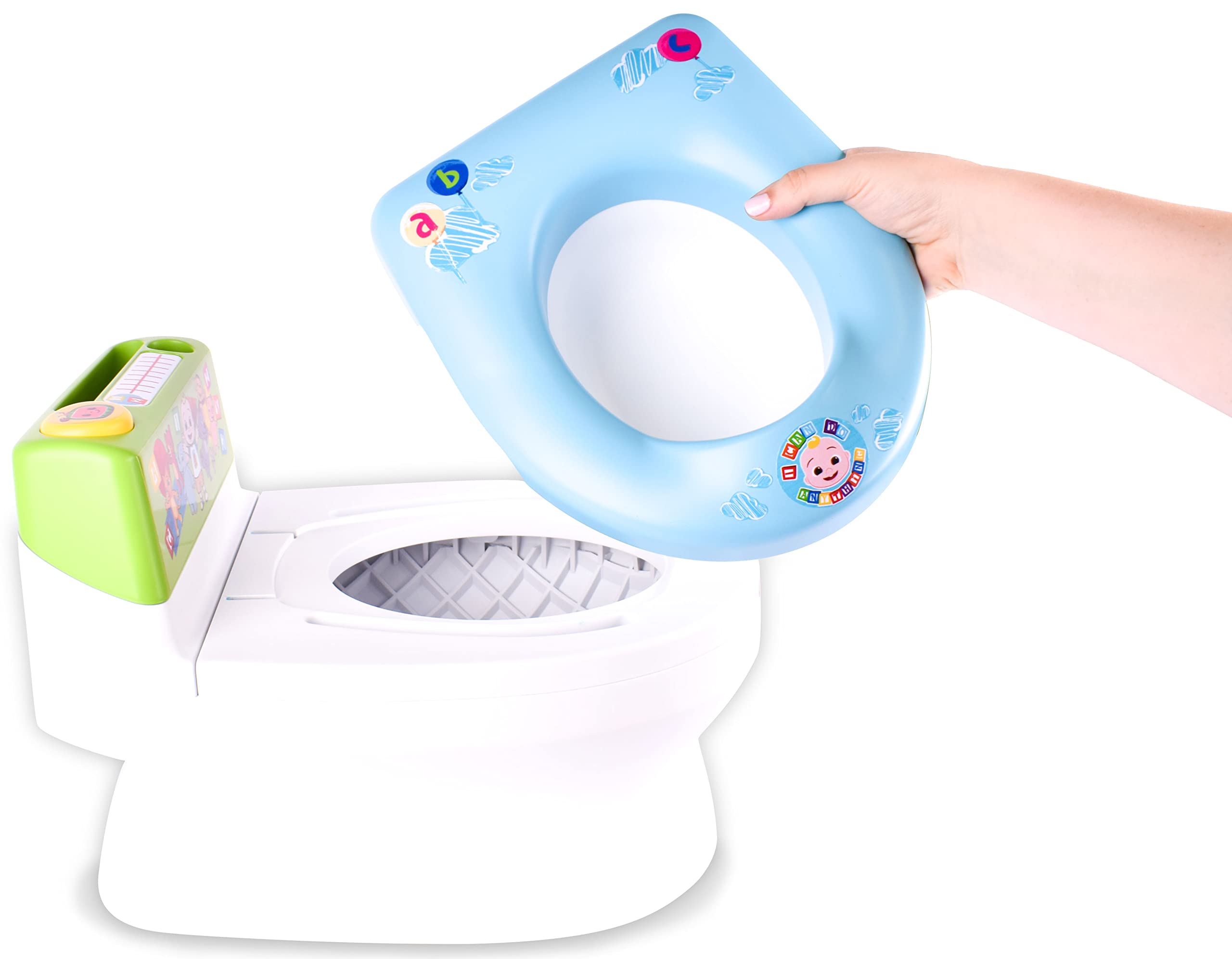 Training Book COCOMELON MUSICAL TRANSITION POTTY TRAINER Portable Potty ...