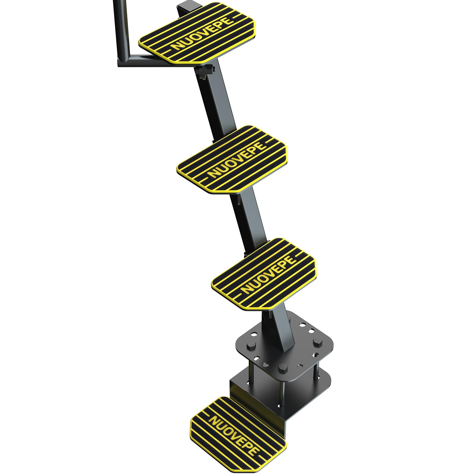 NUOVEPE Upgraded Heavy Duty Boat Trailer Steps – 4 Step Tongue Ladder ...