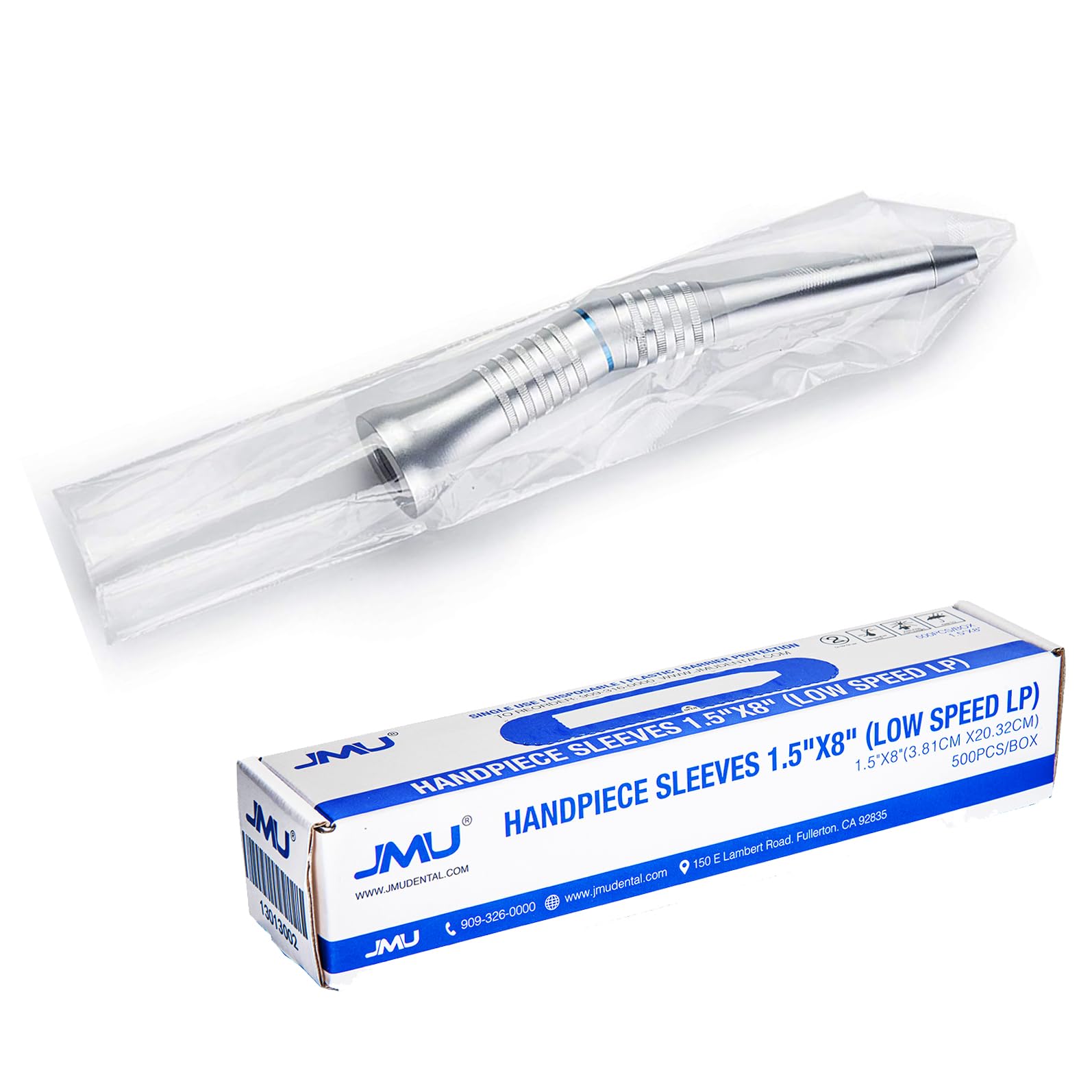 JMU 500PCS Sleeve for Dental Low Speed Handpiece, 1.5"x8" Disposable ...