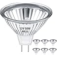 RAGFOZ Mr16 Halogen Bulb 12V 50W,Halogen Light Bulbs 2 pin 50W 12V, GU5.3 Track Light Bulbs for ...