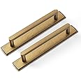 Goo-Ki 2 Pack 5'' Center to Center Antique Brass Cabinet Handles with ...
