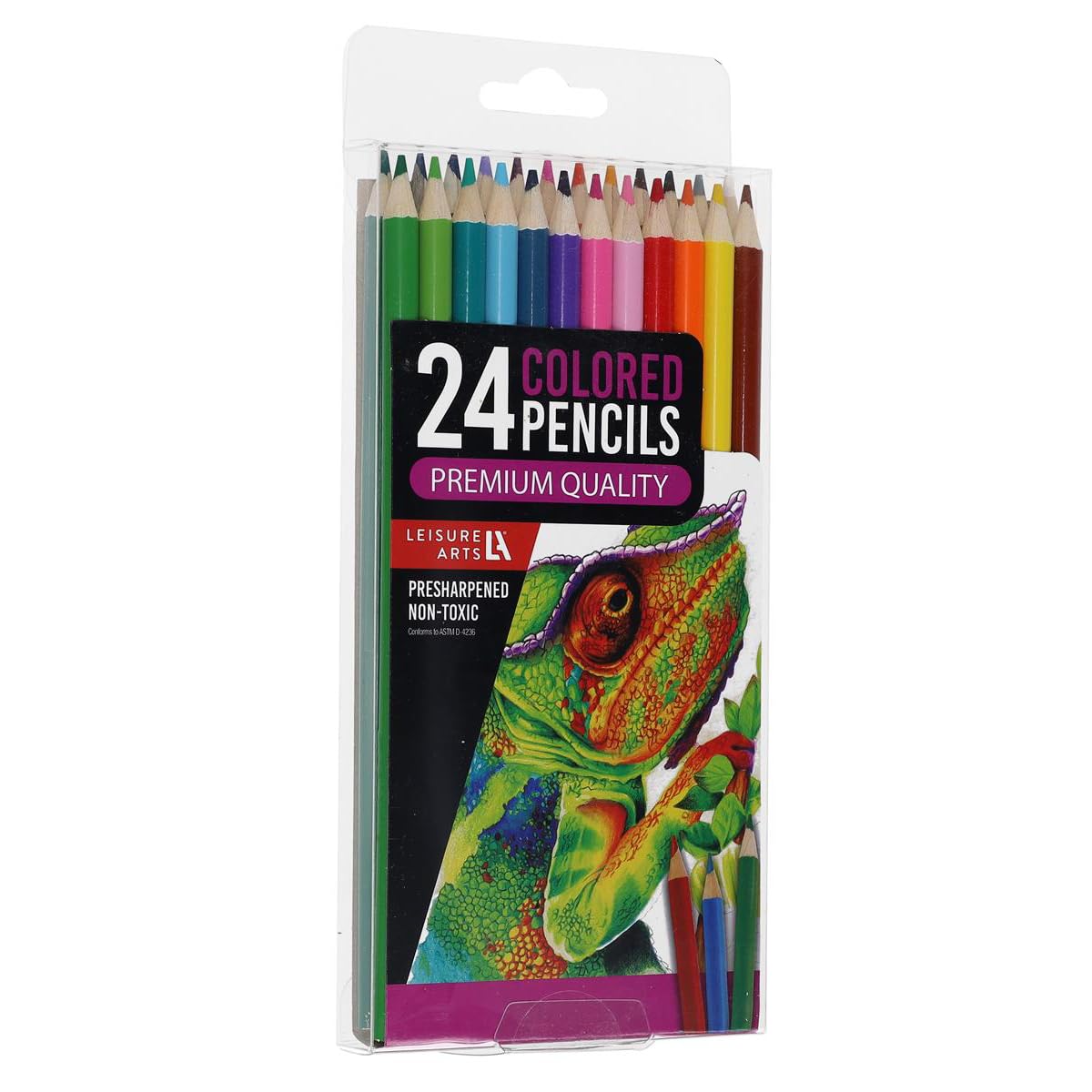 LEISURE ARTS Colored Pencils 24pc, Colored Pencils, Color Pencil Set ...