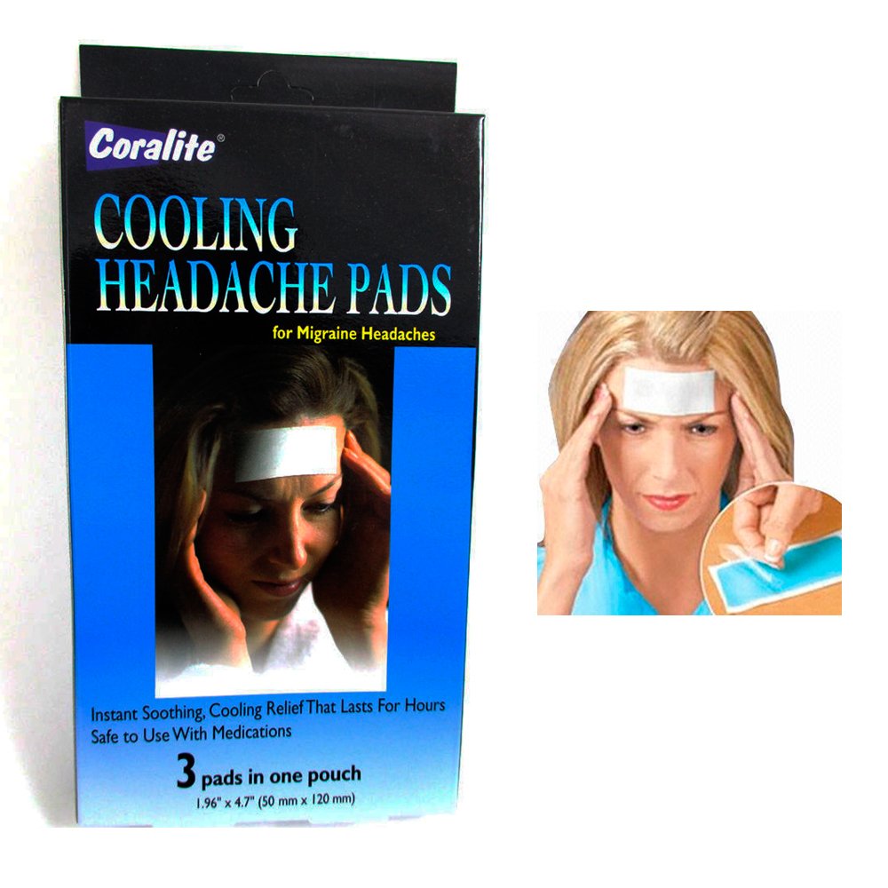 Mua 9 Pc Cooling Migraine Headache Pads Soothing Pain Relief Therapy ...