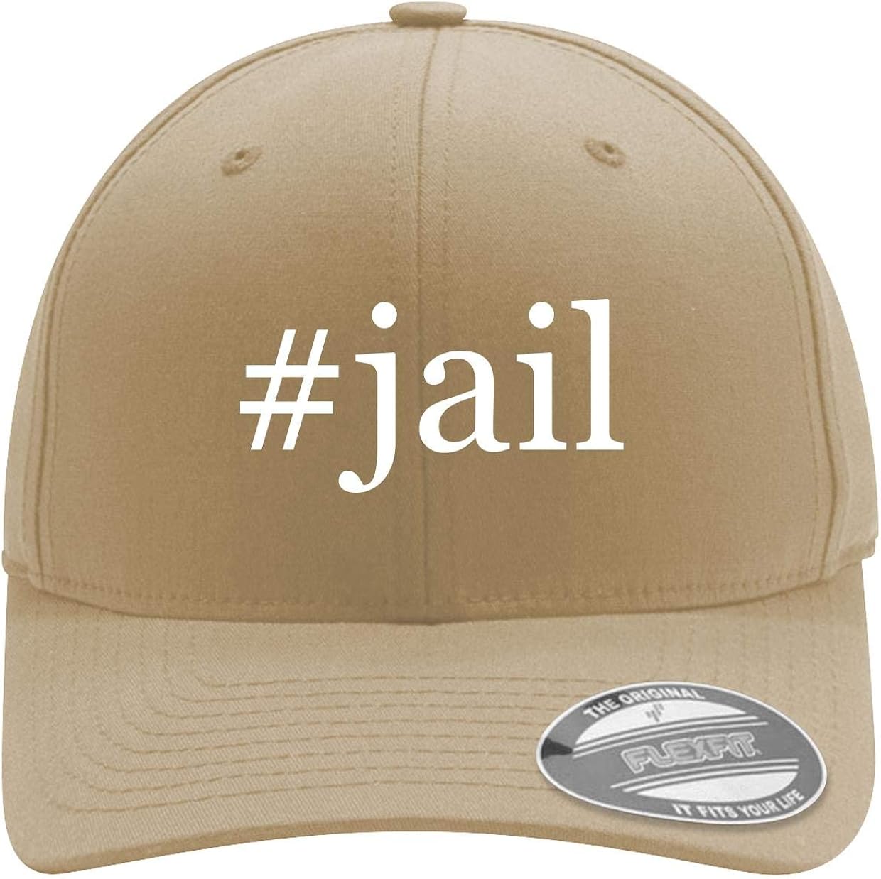 Amazon.com: #Jail - Men's Hashtag Soft & Comfortable Flexfit Baseball ...