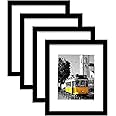 Amazon.com - Picrit 9x12 Picture Frame Set of 4, Made of High Definition Real Glass, Display 6x8 ...
