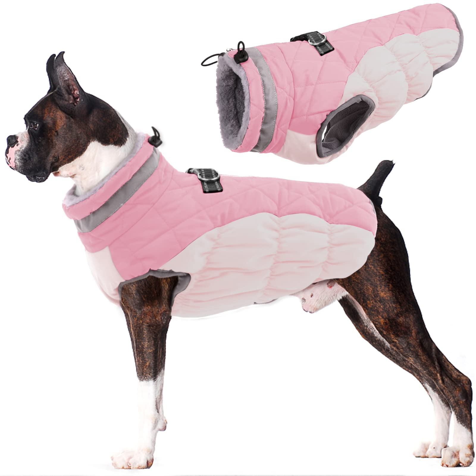 Lelepet Warm Dog Winter Coat Dog Coat Dog Cold Weather Coats Windproof ...